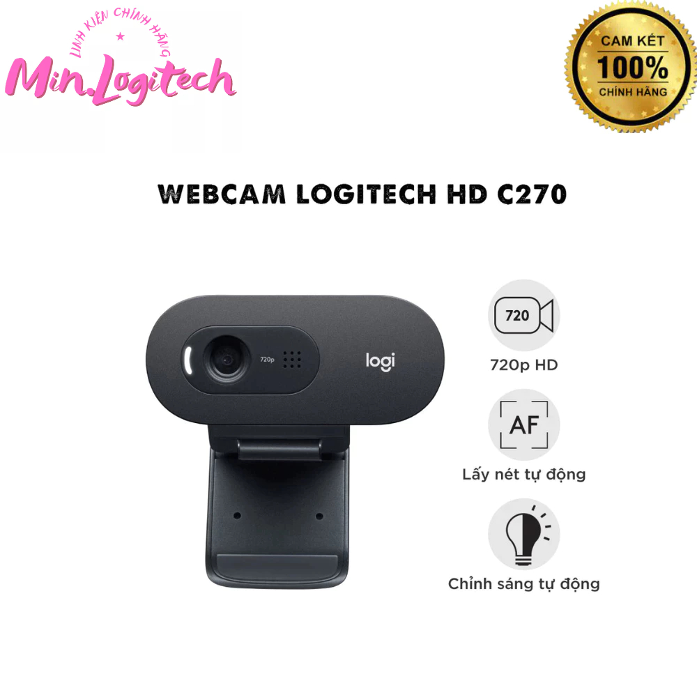 Webcam Logitech HD C270 - Sản Phẩm Chính Hãng | Shopee Việt Nam