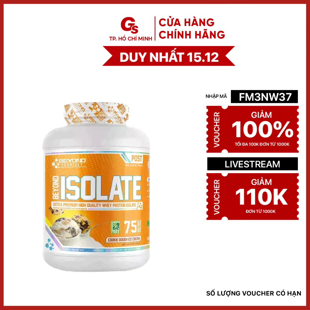 Sữa tăng cơ Beyond Isolate Ultra Premium Whey Protein Isolate, 5 Lbs ...