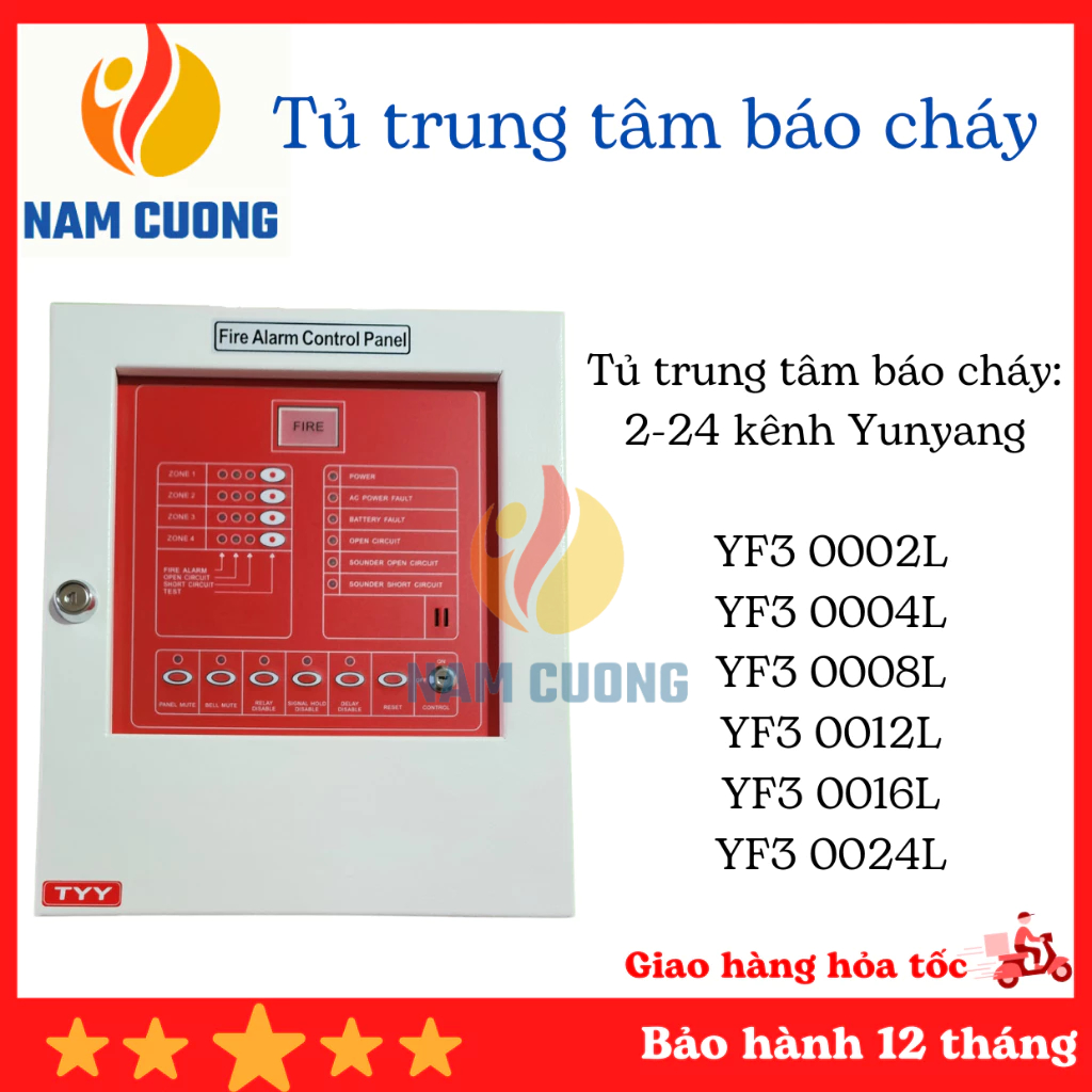Tủ trung tâm báo cháy (2-24) kênh YUNYANG YF3 0002L-0024L | Shopee Việt Nam