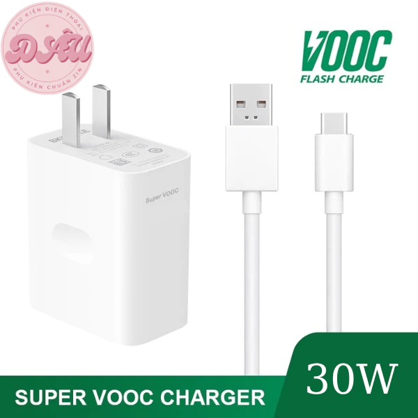 Sạc Điện Thoại Oppo Vooc 30w, Củ Sạc Nhanh Oppo Và Dây Sạc Nhanh Oppo ...
