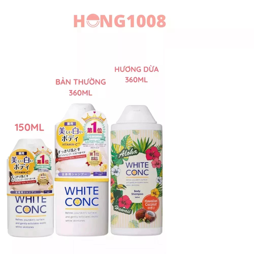 Sữa Tắm Dưỡng Da White Conc Body Nhật Bản 360ml - WhiteConc Body ...