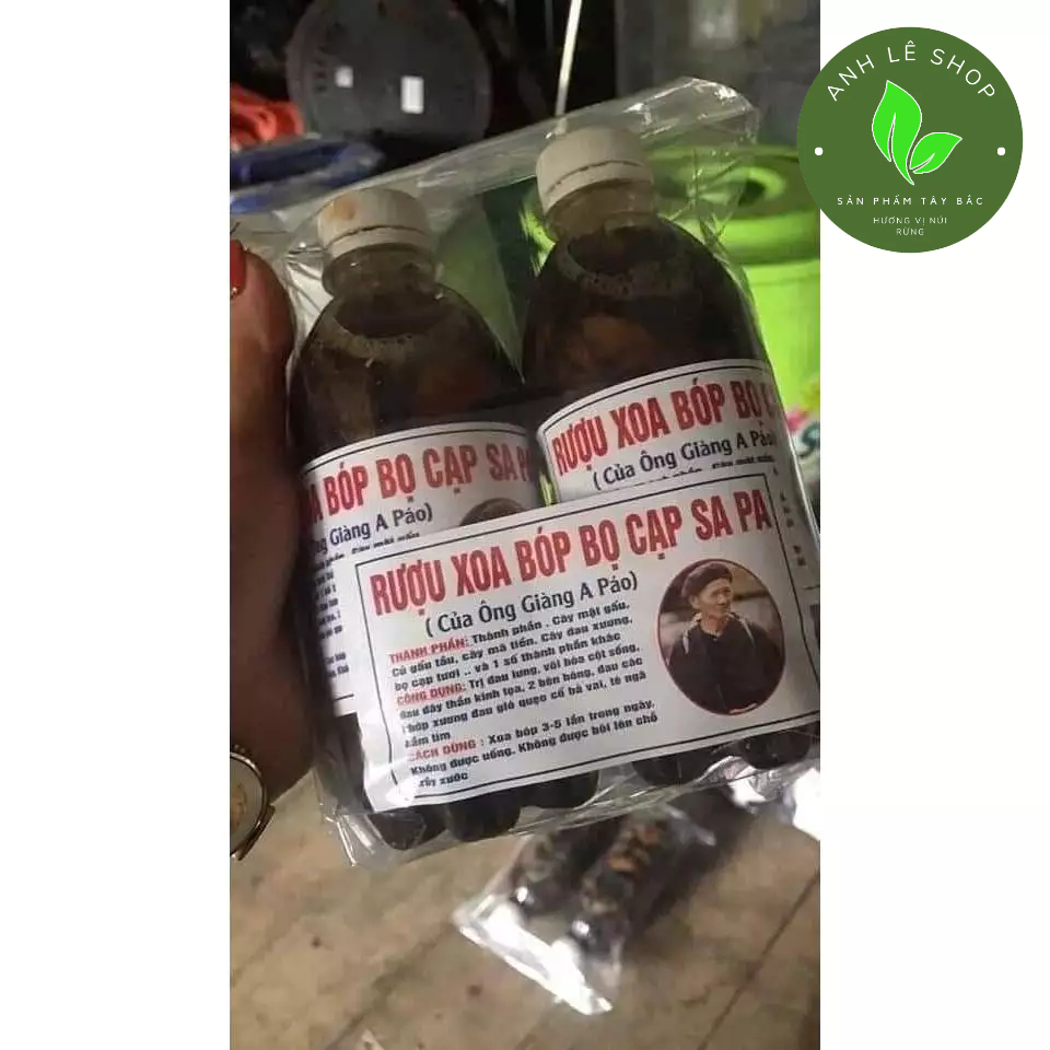 Chai Xoa Bóp Bò Cạp Sapa (nhà Ông Giàng A Páo) - Chai 250ml | Shopee ...