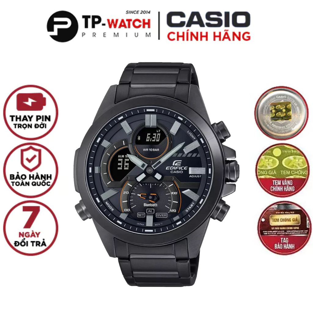 Đồng Hồ Nam Dây Thép Casio Edifice ECB-30DC-1A Chính Hãng | ECB-30DC-1ADF BLUETOOTH | Shopee ...