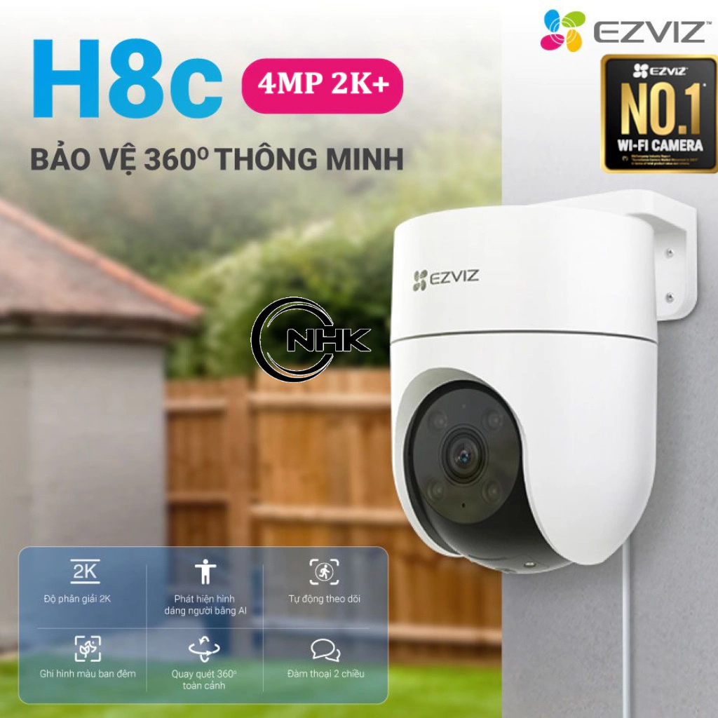 camera ngoài trời Wifi EZVIZ H8C H8 PRO Full HD 1080P /2K /2K+, C8W ...