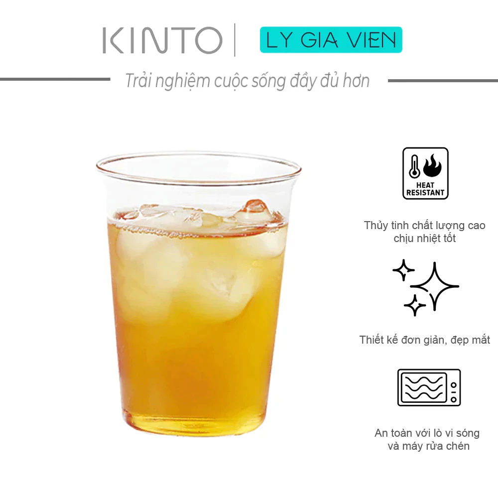 Ly Thủy Tinh Uống Trà Đá Kinto Cast Iced Tea Glass 350ml | Shopee Việt Nam