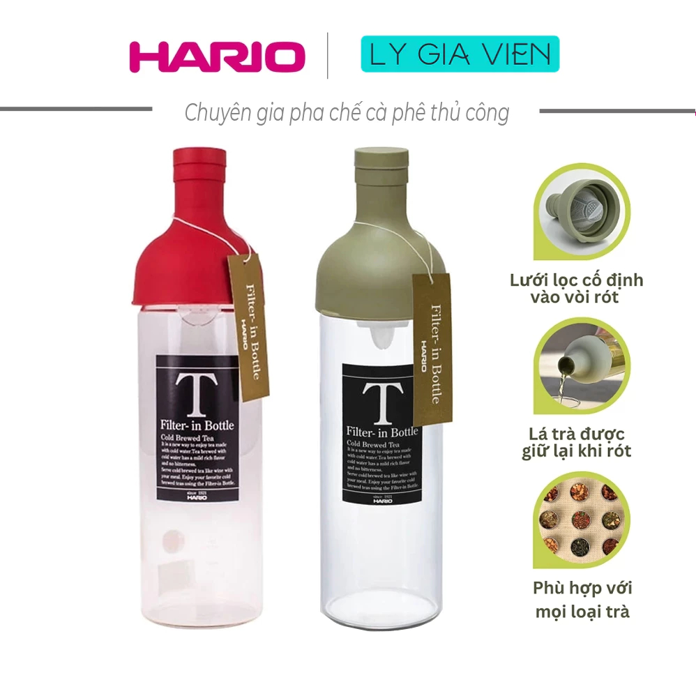 Bình Ủ Trà Lạnh Hario Cold Brew Filter-in Bottle 750ml | Shopee Việt Nam