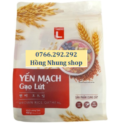 Yến Mạch Gạo Lứt Choice L Túi 450G (15 Gói x 30G) | Shopee Việt Nam