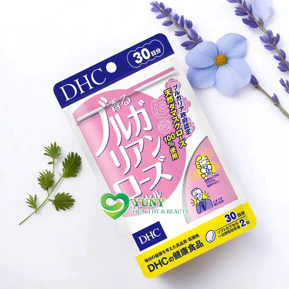 Viên uống hoa hồng DHC Bulgarian Rose Capsule 30 Ngày | Shopee Việt Nam
