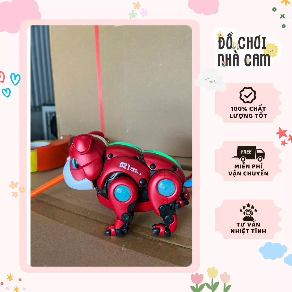 Đồ Chơi Chú Chó Robot Dog-021 Chạy Pin Biết Đi Và Tự Phát Nhạc,có Thể ...