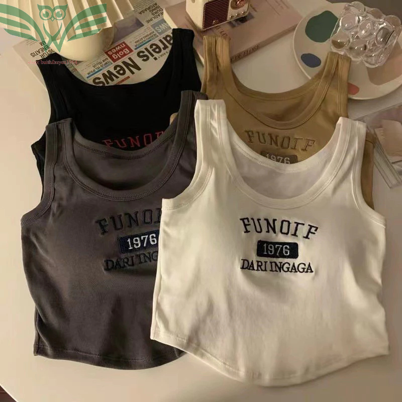 Áo crotop nữ cotton trẻ trung sẵn đệm tôn dáng 525 | Shopee Việt Nam