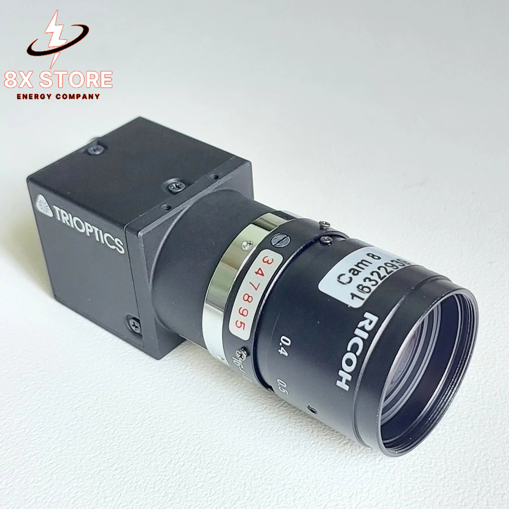 Camera CCD công nghiệp Trioptics - Kèm ống kính TV LENS Ricoh FL-CC3516 ...