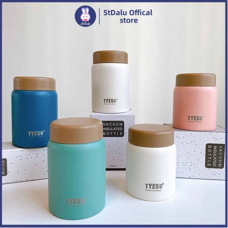 TYESO 220ml/280ml 304 Stainless Steel Vacuum Flask thermos Food Jar | Shopee Việt Nam