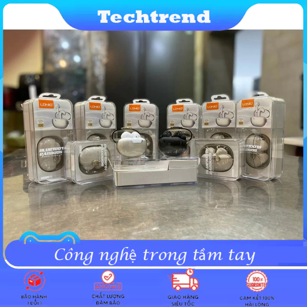 Tai nghe không dây Điều khiển cảm ứng Stereo Bluetooth LDNIO T02 - T03 ...