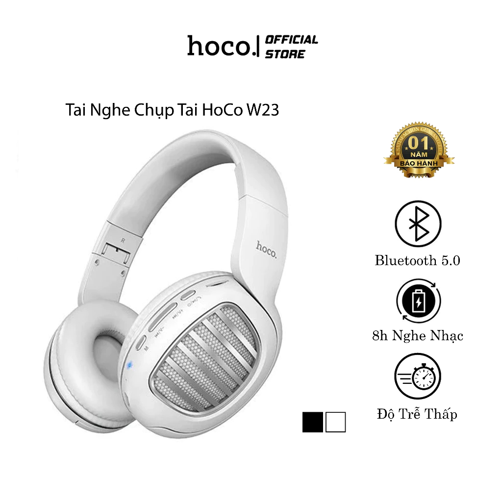 Tai Nghe Chụp Tai Bluetooth Hoco W23, Headphone Không Dây Nghe Cực Hay ...
