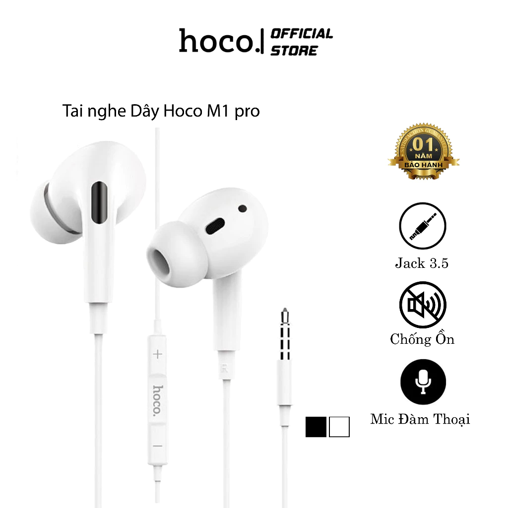 Tai Nghe Dây Hoco M1 Pro, Có Mic Đàm Thoại, Cách Âm, Hỗ Trợ Gaming ...