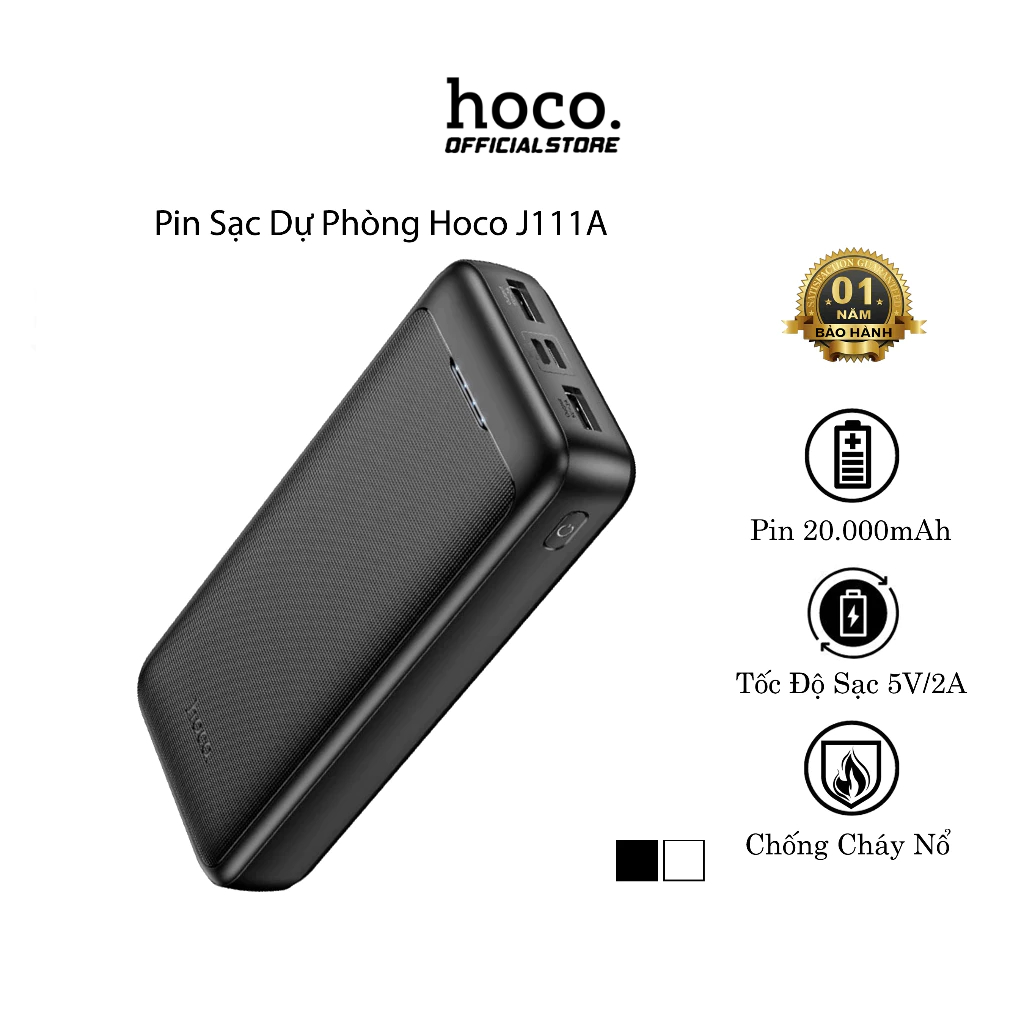 Pin Sạc Dự Phòng HOCO J111/J111A, Dung Lượng 10.000/20.000mAh, Đầu Ra ...