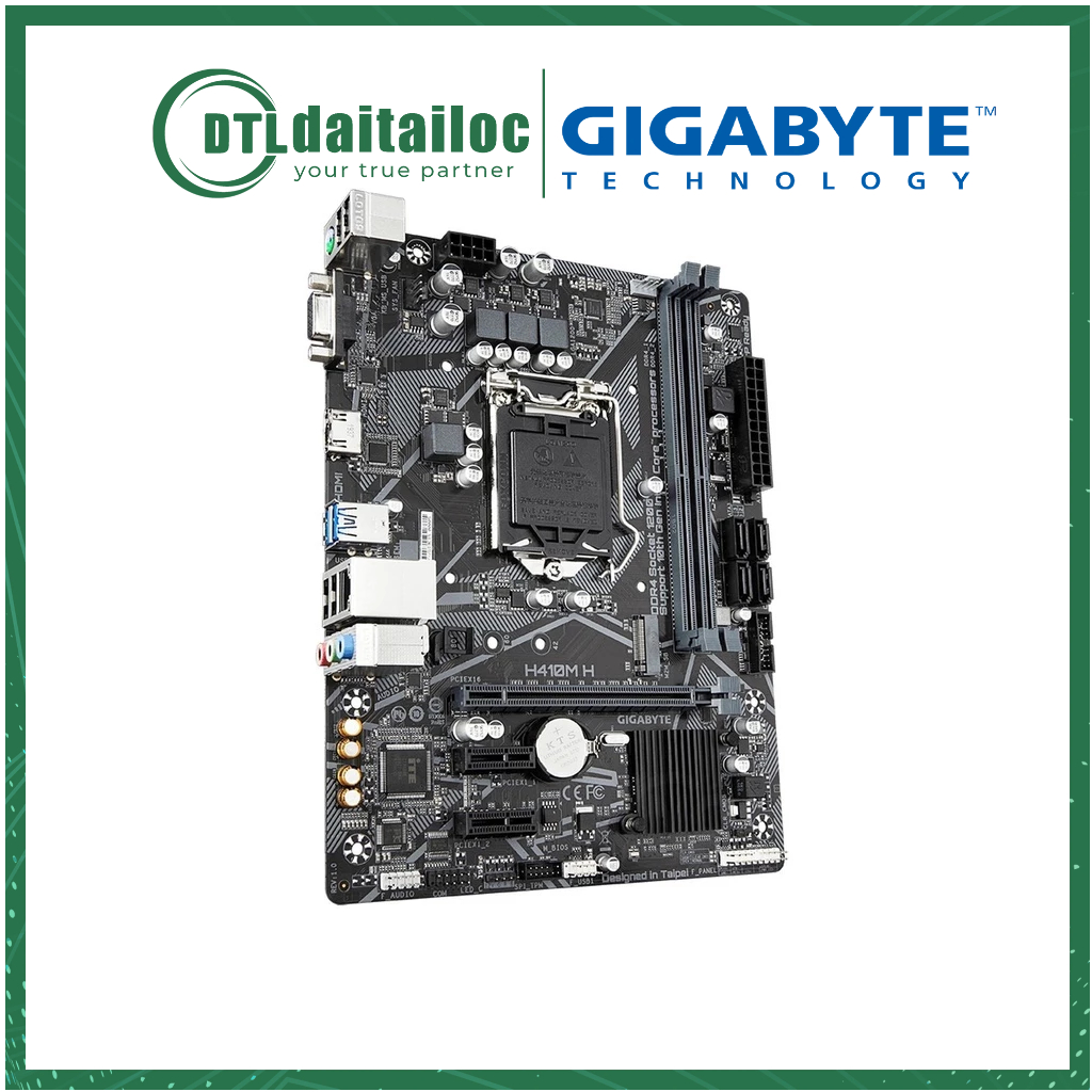Bo mạch chủ/ Mainboard/ Main GIGABYTE H410M-H V2 |Hàng chính hãng |Giao ...