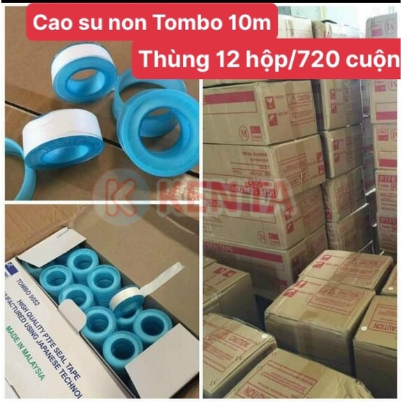 Thùng Cao Su Non Băng Tan Quấn Vòi Nước Củ Sen Tombo 9082 Băng Tan Keo Lụa 720 Cuộn 12 Hộp ...
