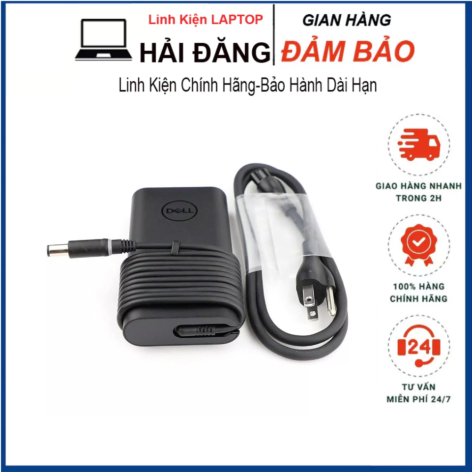 Sạc Laptop Dell 130W OVAL Kim nhỏ 19.5V - 130w Zin New 100% bảo hành 12 ...