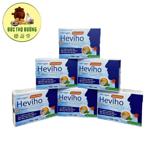 Viên Ngậm Heviho – Hỗ Trợ Giảm Đau Rát Họng (Hộp 18 Viên) | Shopee Việt Nam