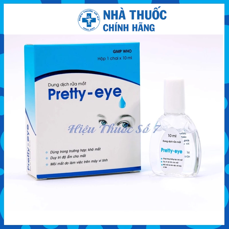 Dung dịch rửa mắt nhỏ mắt dưỡng mắt Pretty Eye lọ 10ml | Shopee Việt Nam