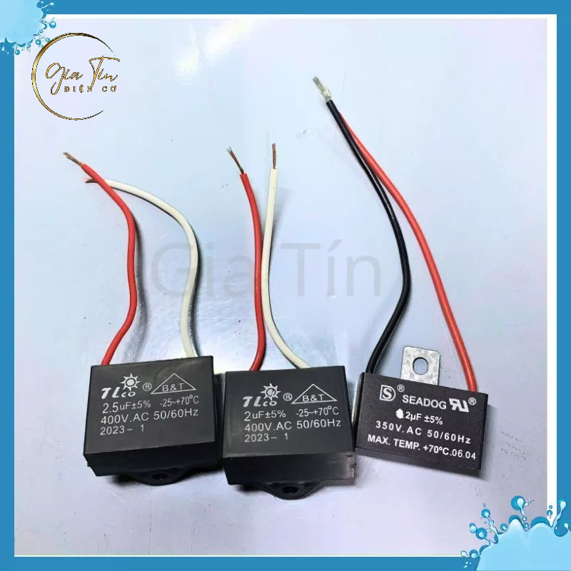 Tụ quạt điện, tụ Kapa vuông 2uf/2.5uf/3uf/4uf/6uf 350-400V.AC | Shopee Việt Nam