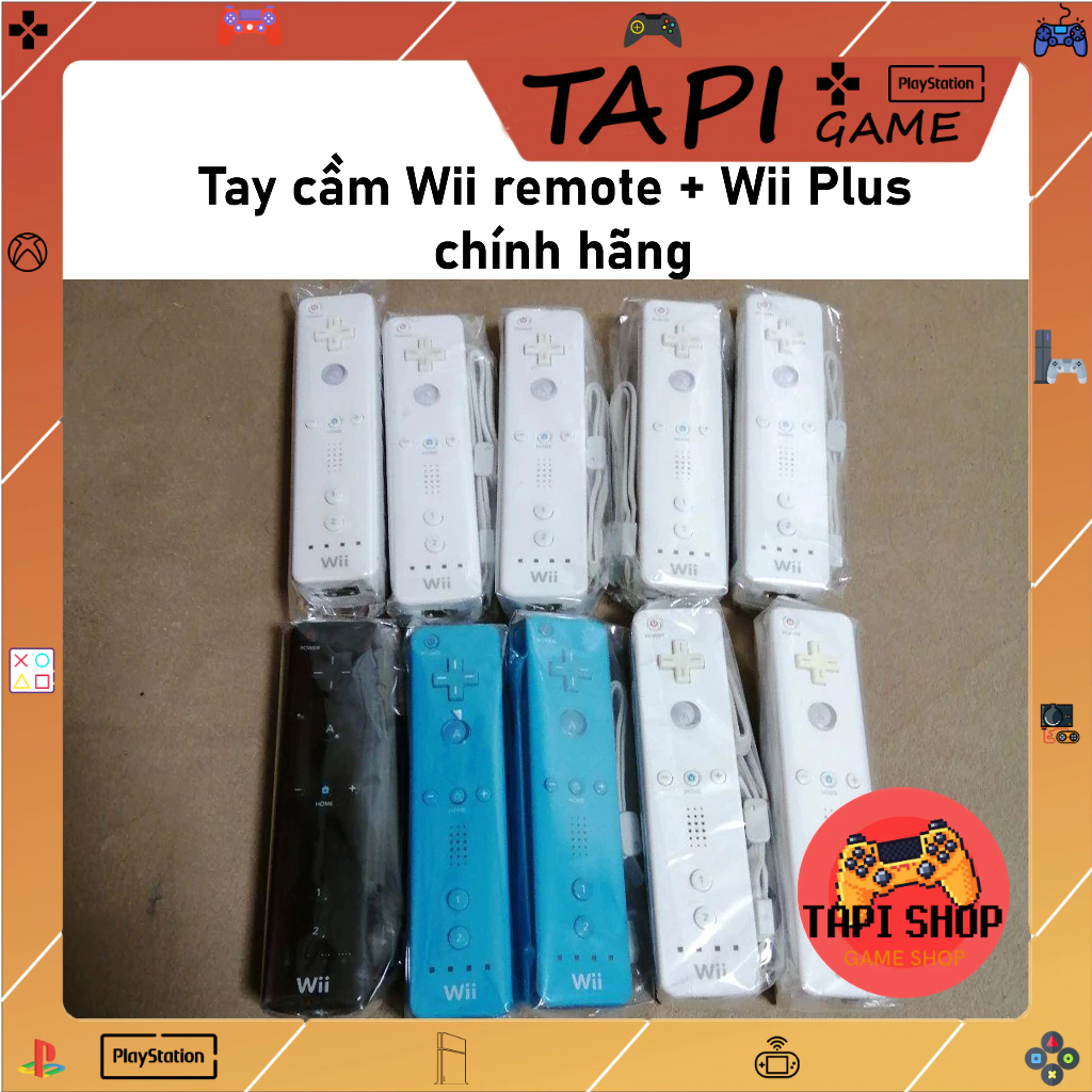 Tay cầm Wii remote + Wii motion plus inside chính hãng | Shopee Việt Nam