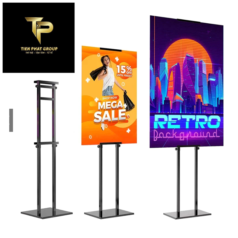 Standee Treo Poster Chữ H, Standee Đứng, Kệ Menu Chỉ Dẫn Điều Chỉnh ...