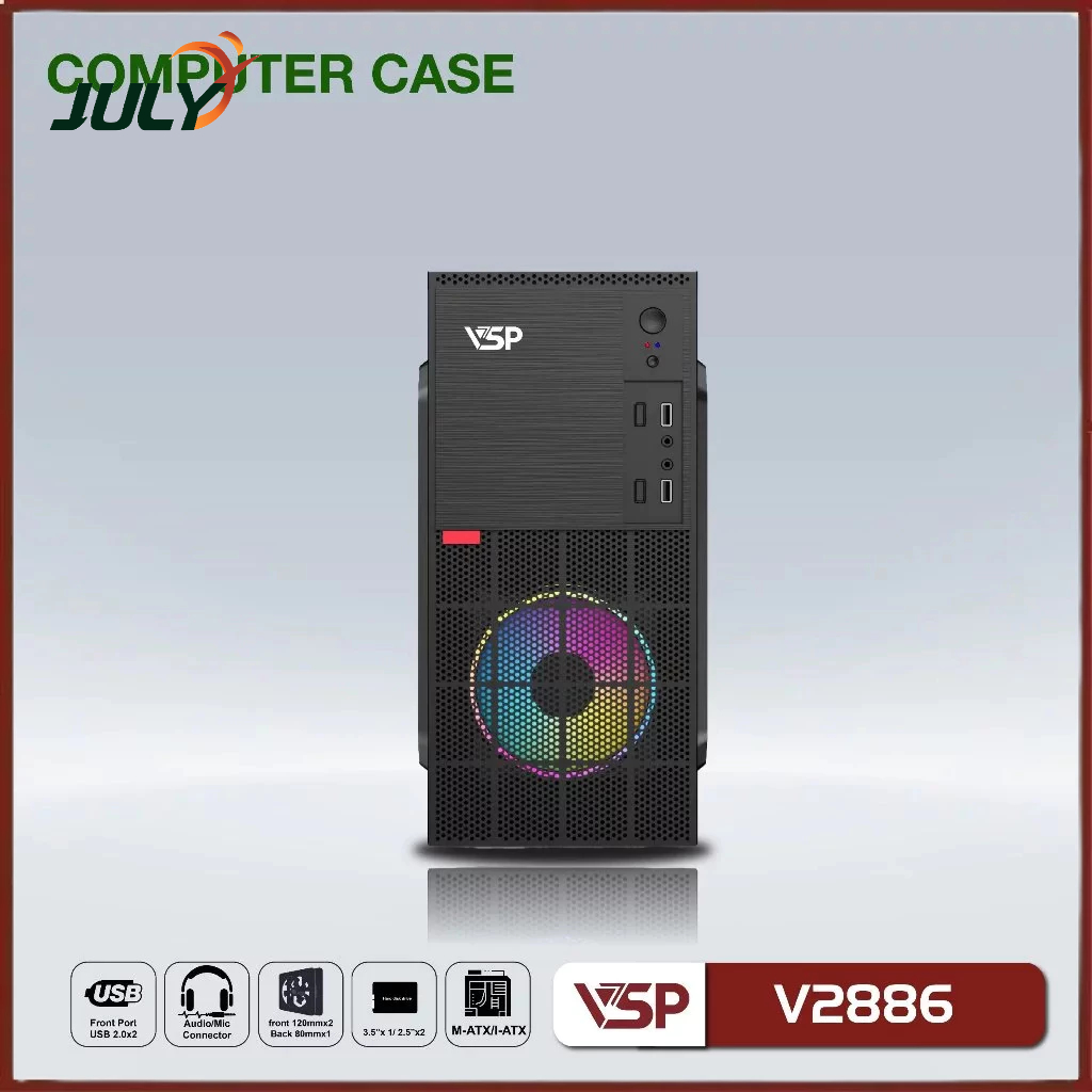 Vỏ nguồn máy tính Case VSP V2873- V2876- V2879- V2886- V28xx (mATX ...