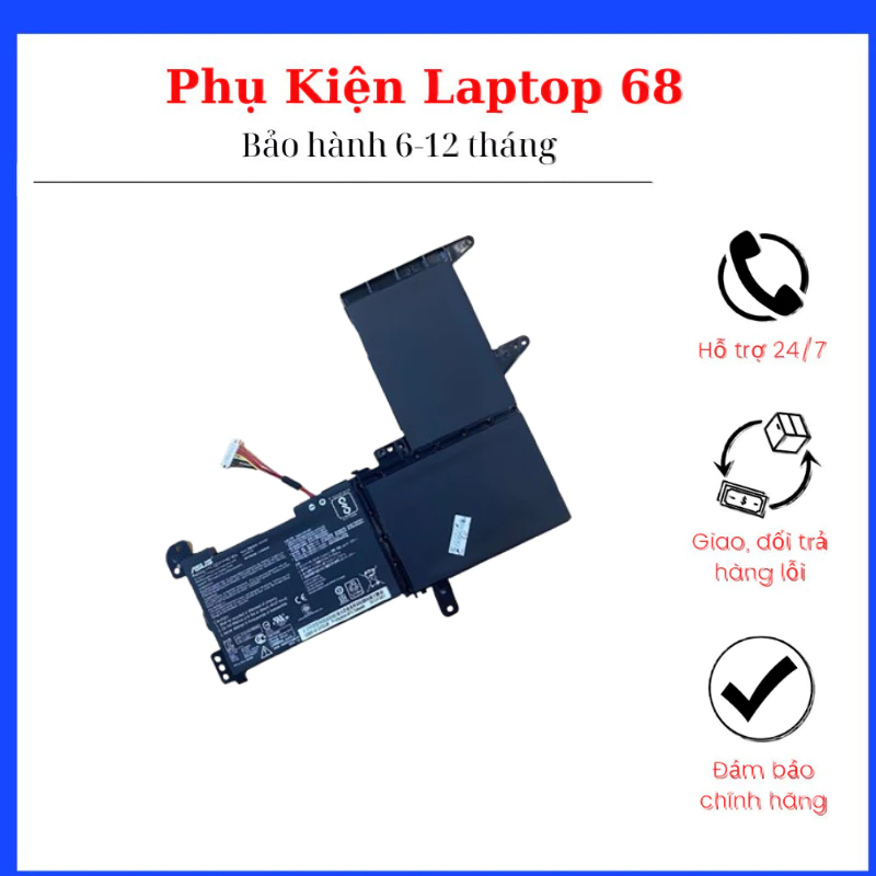 Pin Zin Laptop Asus VivoBook F510U S15 S510U X510U X541U X542U X510UR ...
