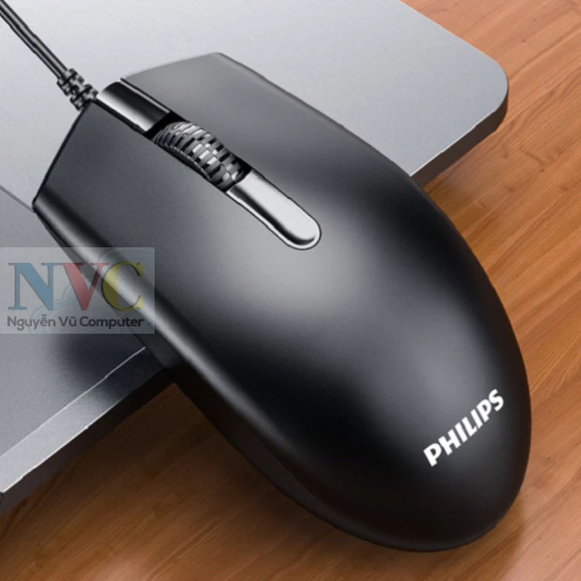 Chuột máy tính có dây siêu bền Philips SPK7204 (M204) | Shopee Việt Nam