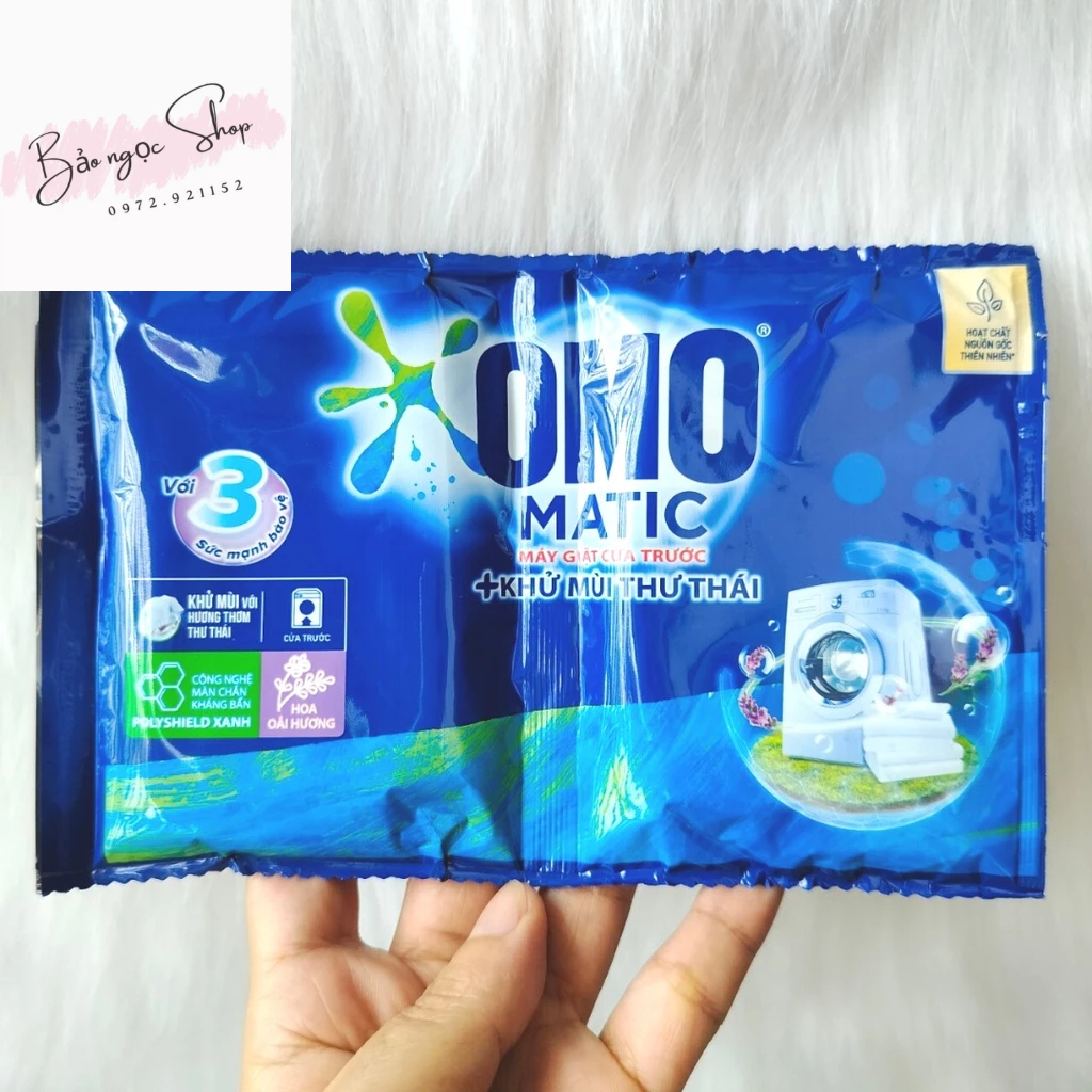 Nước Giặt OMO Matic Comfort Khử mùi thư thái Túi 60g-Hàng Tặng | Shopee ...