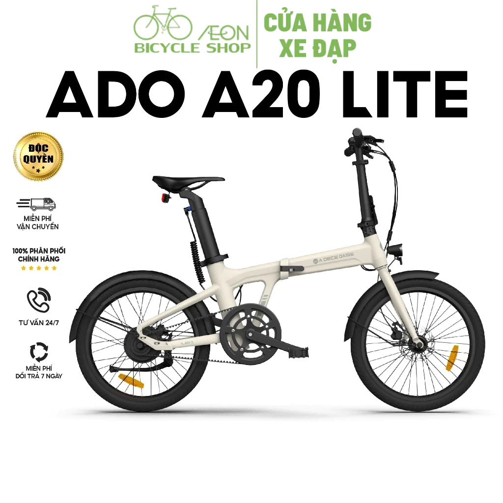 Xe Đạp Điện Trợ Lực ADO A20 Lite Gấp Gọn Bền bỉ Tiện lợi AEON Bike | Shopee Việt Nam