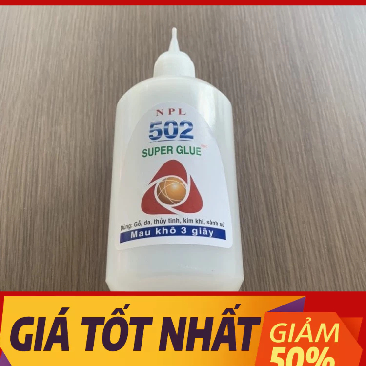 Keo 502 siêu dính hũ lớn tròn 500ml kèm 3 hũ chiết -keo dán sắt 502 chai lớn con voi siêu dính ...
