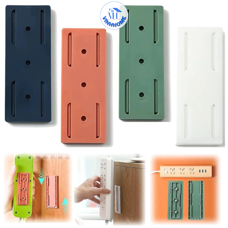 Miếng Dán Tường Treo Ổ Cắm Điện, Modem Wifi Mẫu Mới Nhiều Màu Chất Liệu ...