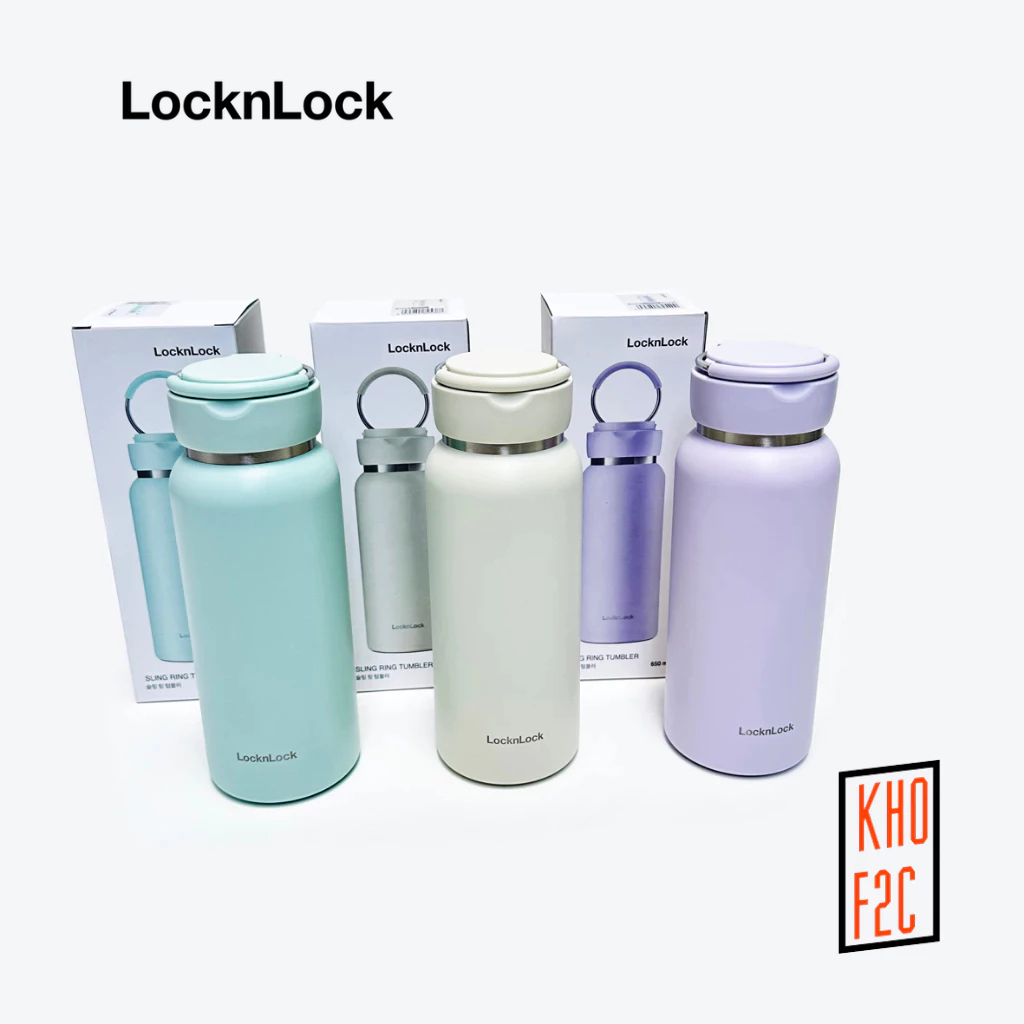 [LocknLock] Bình giữ nhiệt Sling Ring Tumbler LHC4321 650ml Giữ nhiệt ...
