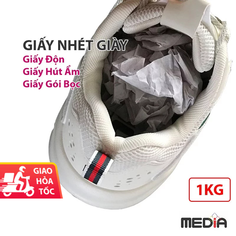 Giấy Nhét Giày 1KG Khổ Lớn giấy nhét giấy độn giấy vo nhét giày giấy ...