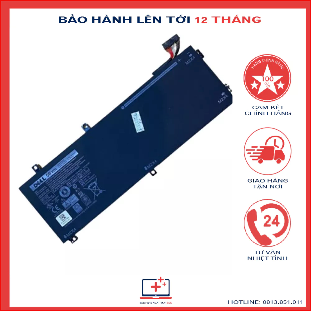 Pin Zin Laptop Dell XPS 15 9560, Precision 5520, Inspiron 15 7590 7591 ...