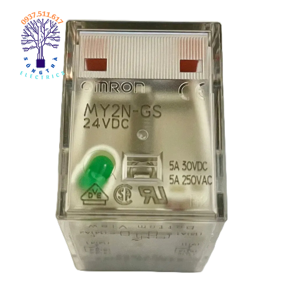 Rơ le trung gian Omron MY2N-GS DC24 5A 8 chân | Shopee Việt Nam