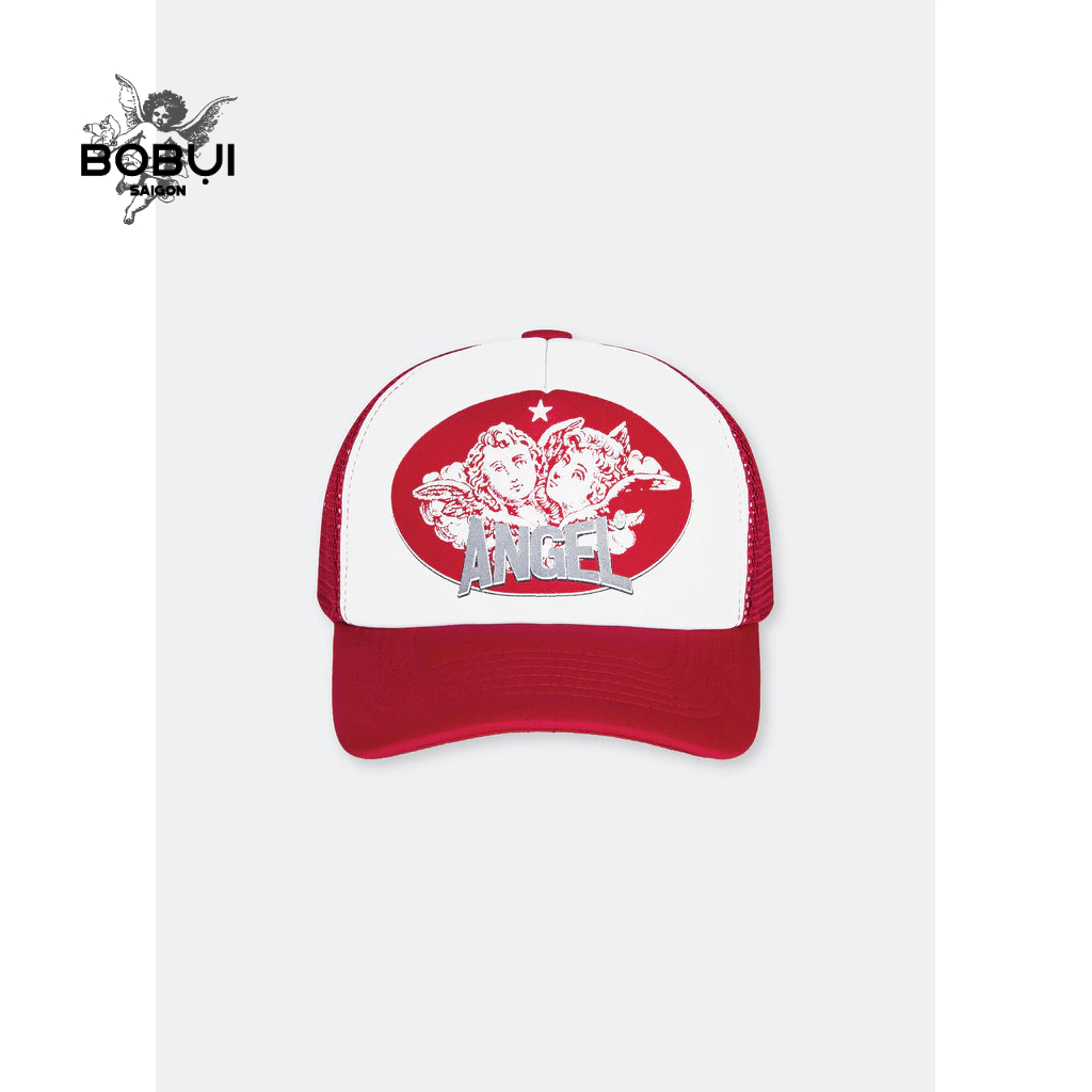 [BOBUI - Chọn màu] NÓN LƯỚI TRUCKER HÌNH IN LOGO 2 ANGELS | Shopee Việt Nam