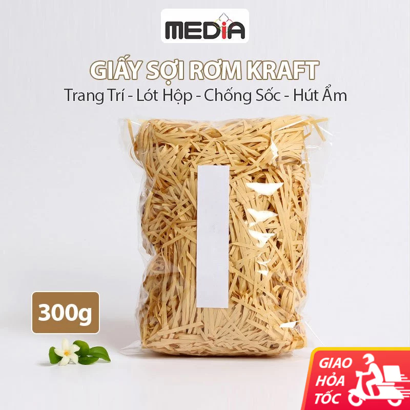 Giấy Sợi Rơm Kraft, Giấy Rơm Màu Nâu Vintage Lót Hộp Quà, Giấy Vụn ...