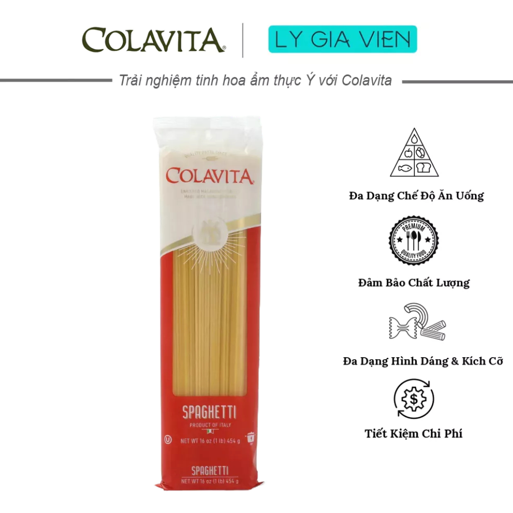 Colavita Mì Spaghetti 500g | Sợi Dai, Hương Vị Chuẩn Ý | Shopee Việt Nam