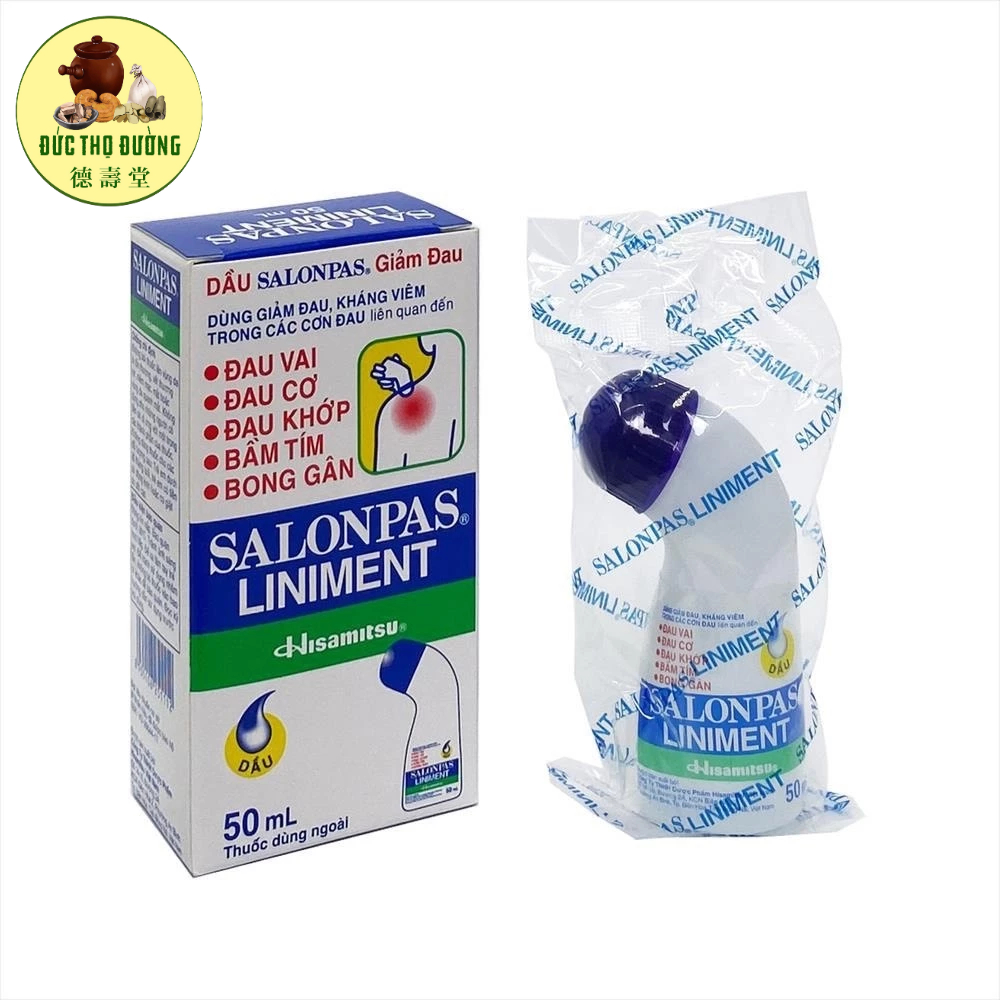 Dầu bôi lăn Salonpas Liniment chai 50ml | Shopee Việt Nam
