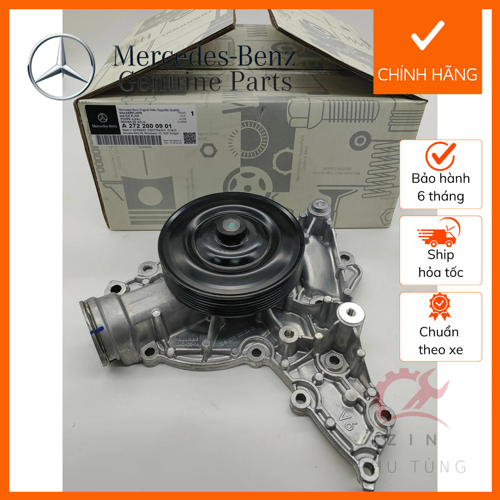 [Chính Hãng] Bơm nước Mercedes Benz C250 E350 GLK300 GLK350 GL450 R350 ...