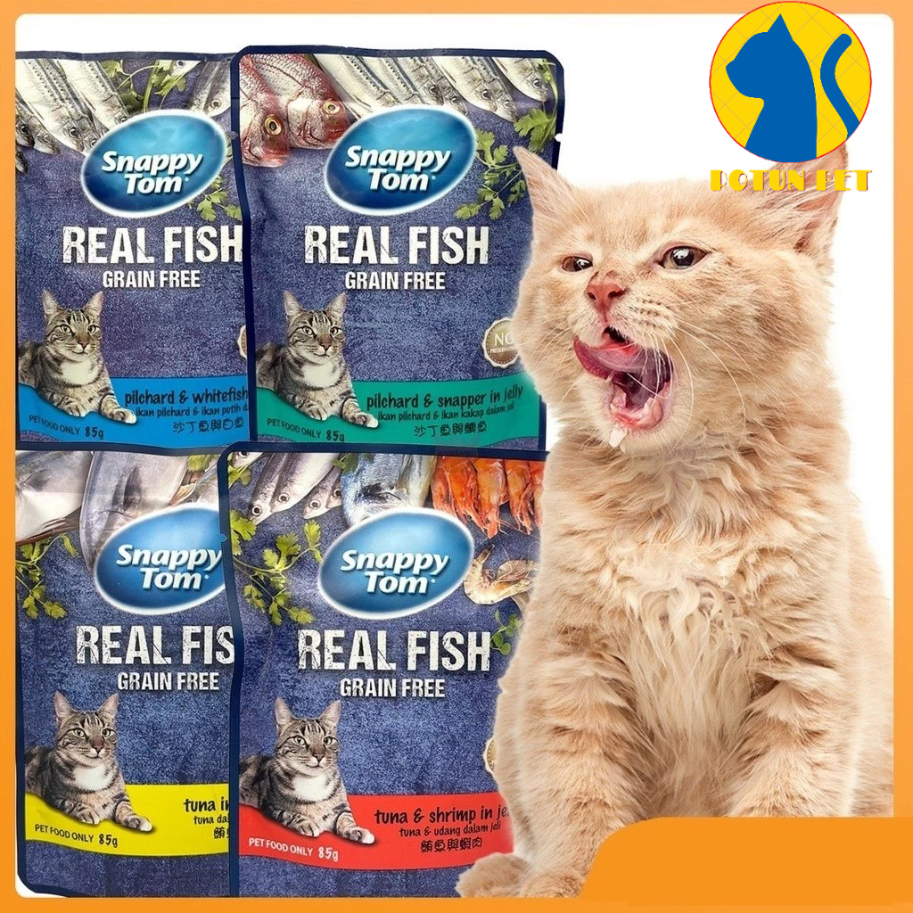 Snappy Tom Thức ăn ướt pate dành cho mèo dạng gọi 85g | Shopee Việt Nam