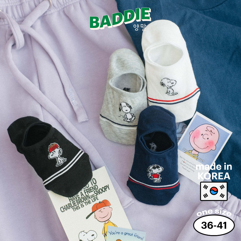 SNOOPY BODY - Tất vớ lười unisex nhân vật hoạt hình chú chó Snoopy, bản ...