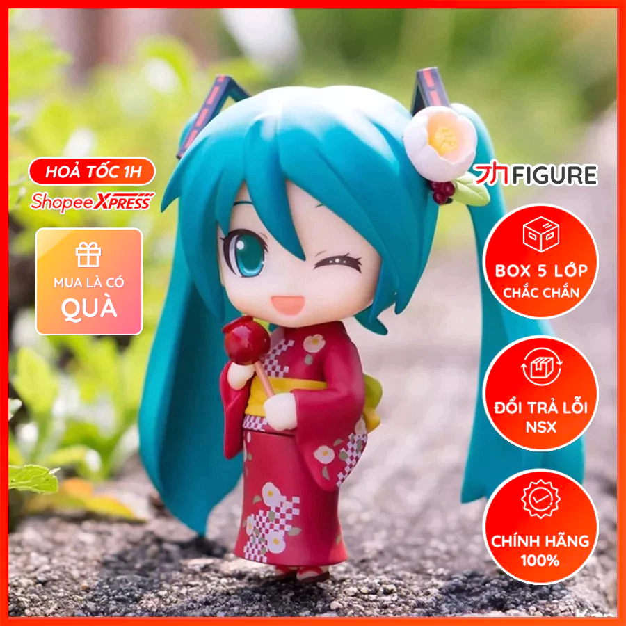 Mô Hình Chính Hãng Anime Vocaloid, Nendoroid 333 Hatsune Miku, Yukata ...