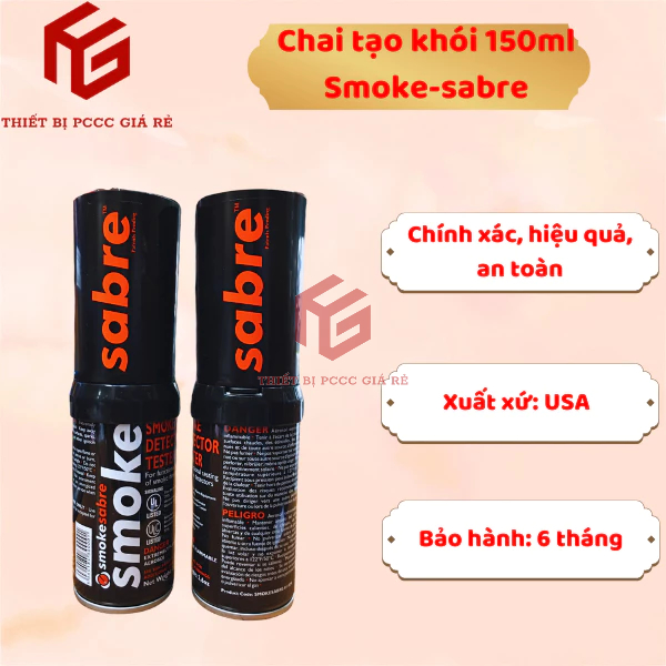 Chai tạo khói cầm tay SMOKE SABRE 150ml, chai xịt khói cầm tay, chai ...