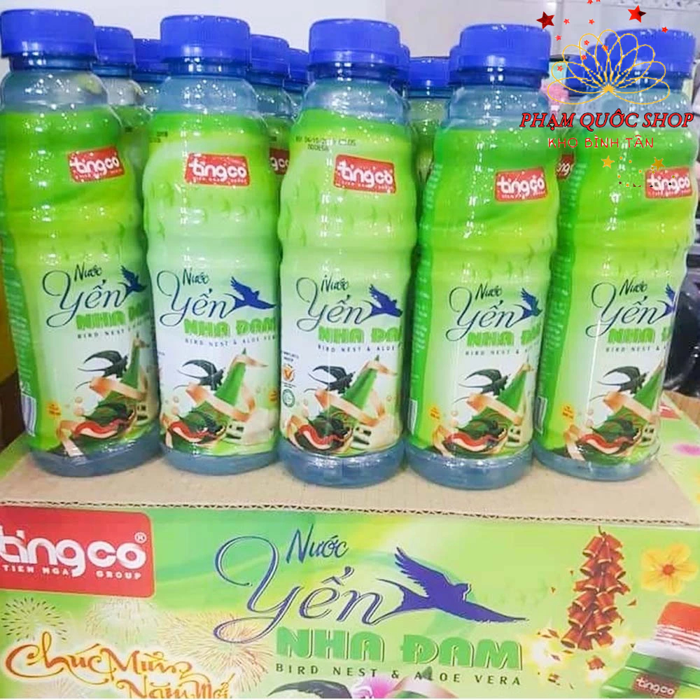 Lốc 6 Chai Nước Yến Nha Đam Tingco chai 500ml | Shopee Việt Nam