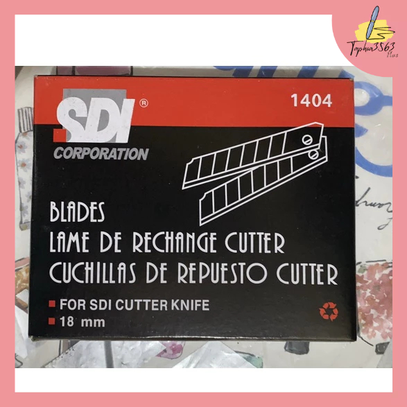 Hộp 100 Lưỡi Dao Dọc Giấy SDI To 18mm Đẹp | Shopee Việt Nam